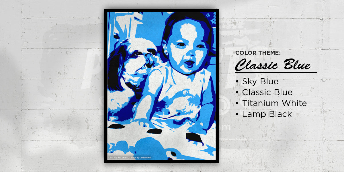 9x12 Paint My Portrait Art Kit - Custom Art Kits made from your photo ...